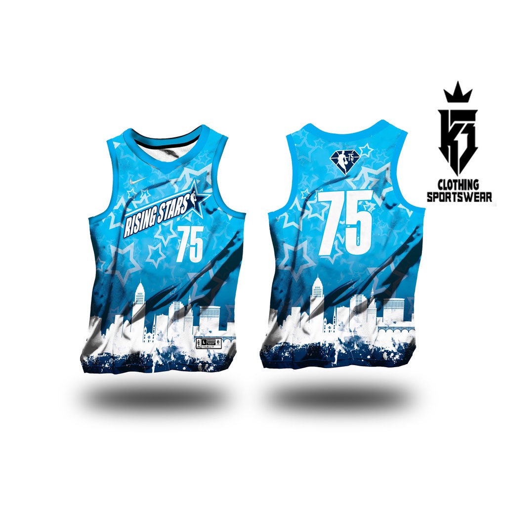 RISING STAR BLUE FULL SUBLIMATION JERSEY | Shopee Philippines
