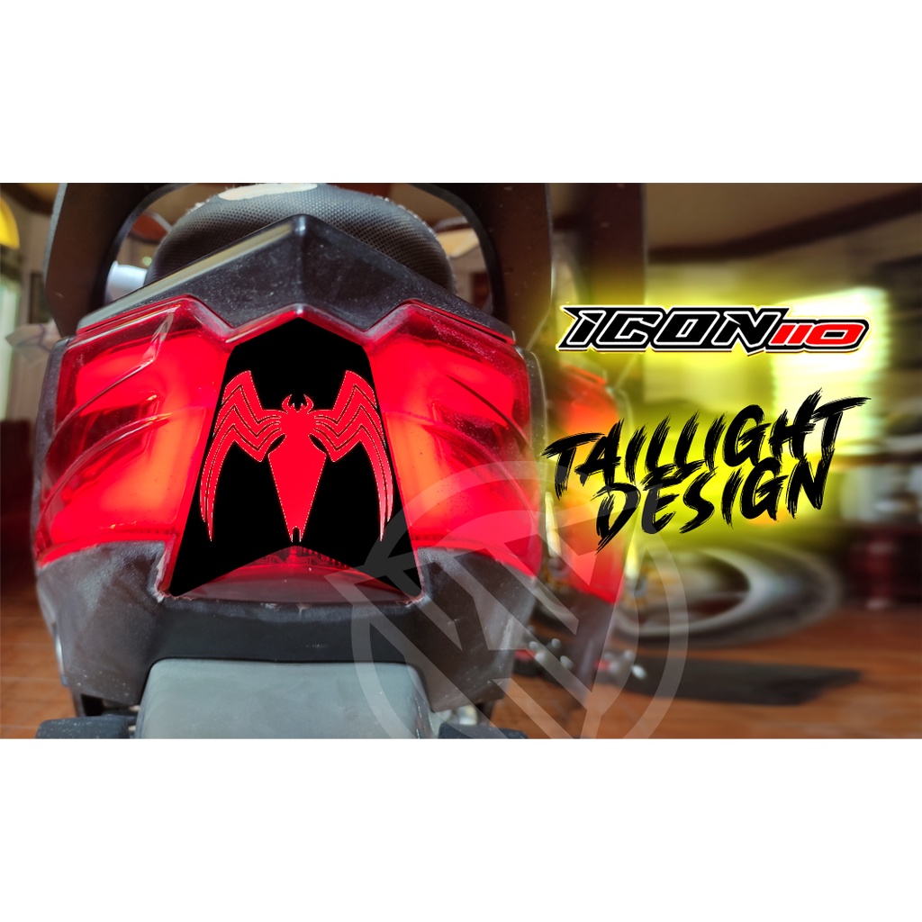 Keeway Icon 110 Tail Light Decal Spider 2 Design | Shopee Philippines