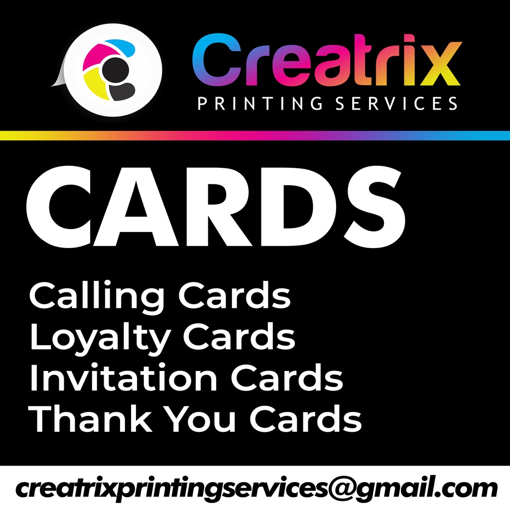 Cards (Calling ,Loyalty, Invitation ,Thank you cards) | Shopee Philippines