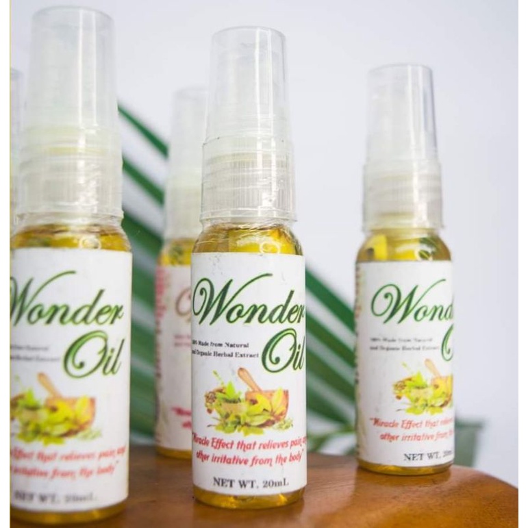 wonder oil Herbal oil (20ml) | Shopee Philippines
