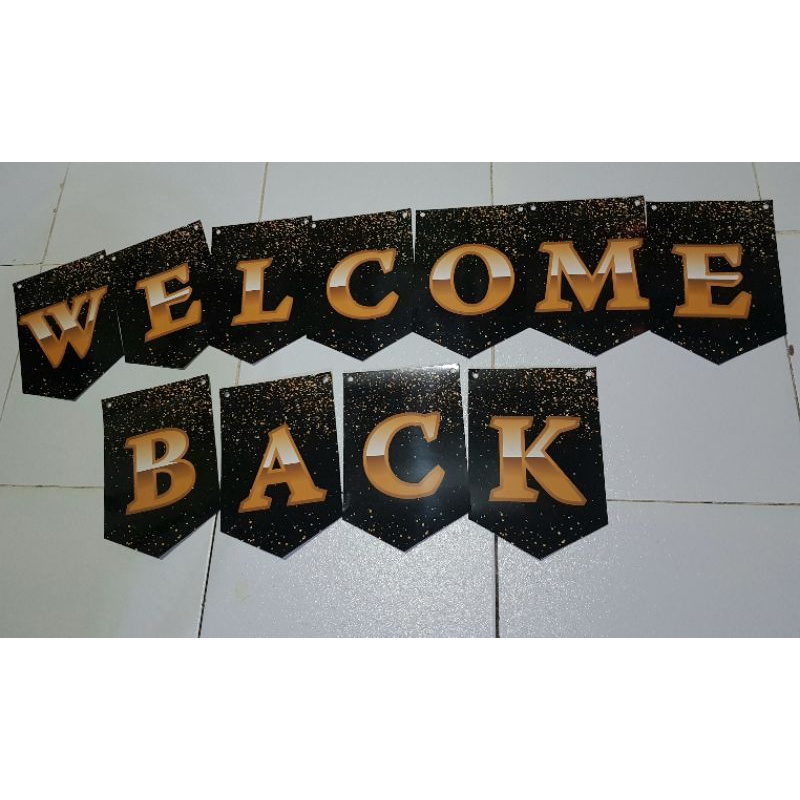 WELCOME BACK banner banner | Shopee Philippines