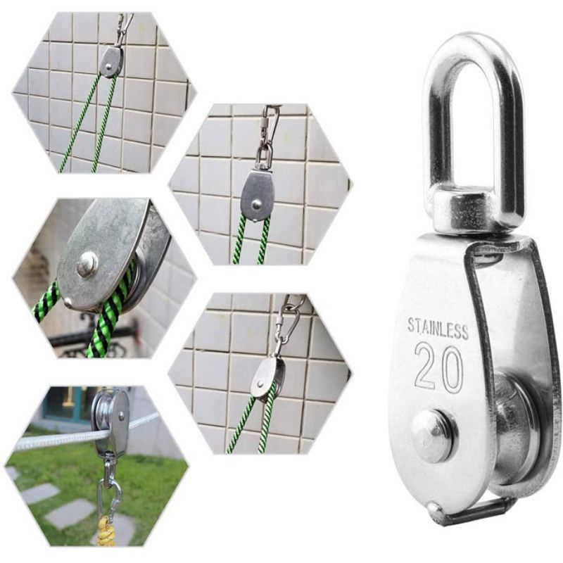 Multipurpose Mini Hoist Pulley Swivel Pulley Stainless Steel m20 ...