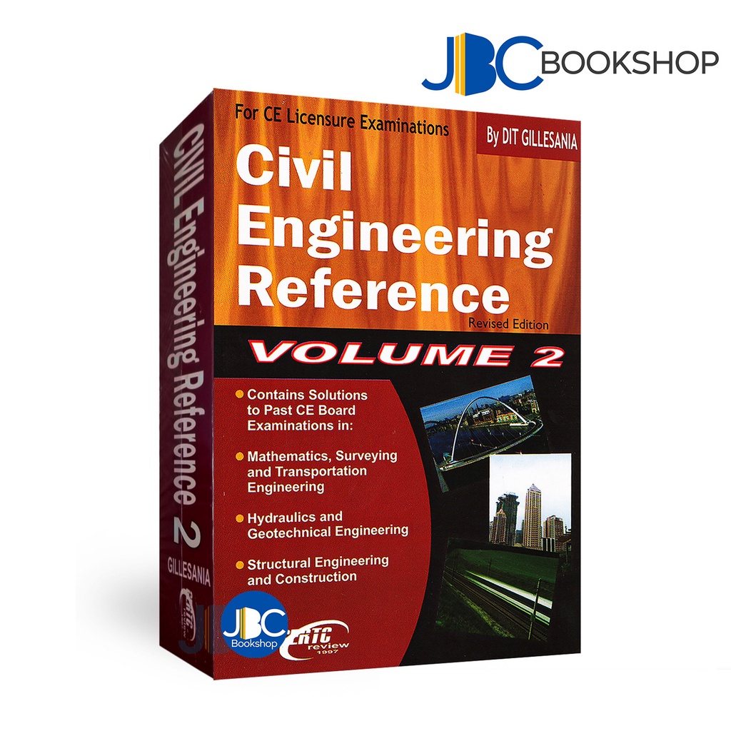 Civil Engineering Reference Volume 2 for Licensure Exam by DIT Gillesania | Shopee Philippines