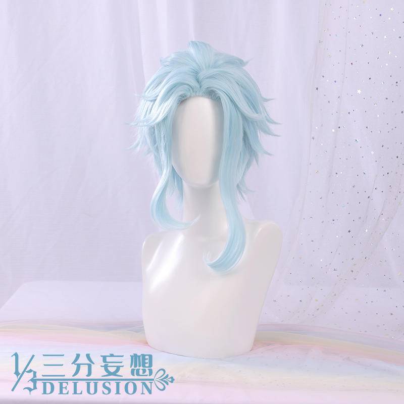 1/3 delusion Genshin Impact Fatui Harbinger Cosplay Il Dottore Wig ...