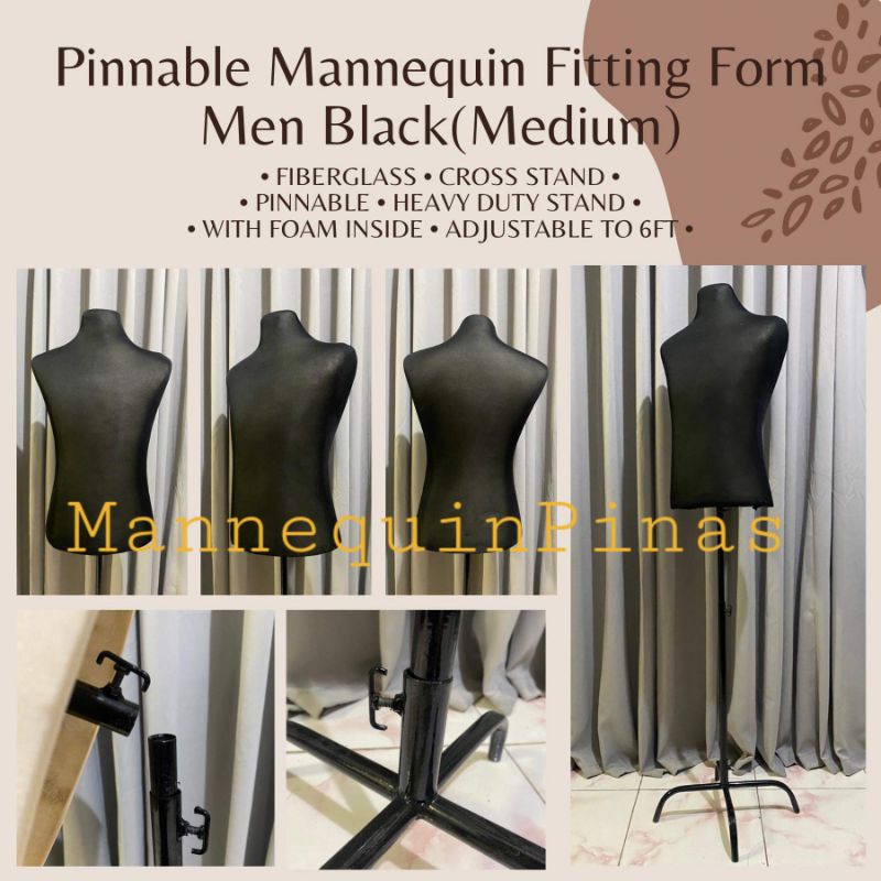 MEN FIBER PINNABLE MANNEQUIN WITH STAND | Shopee Philippines