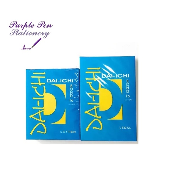 Daichi Bond Paper Substance 16 56gsm 500Sheets | Shopee Philippines