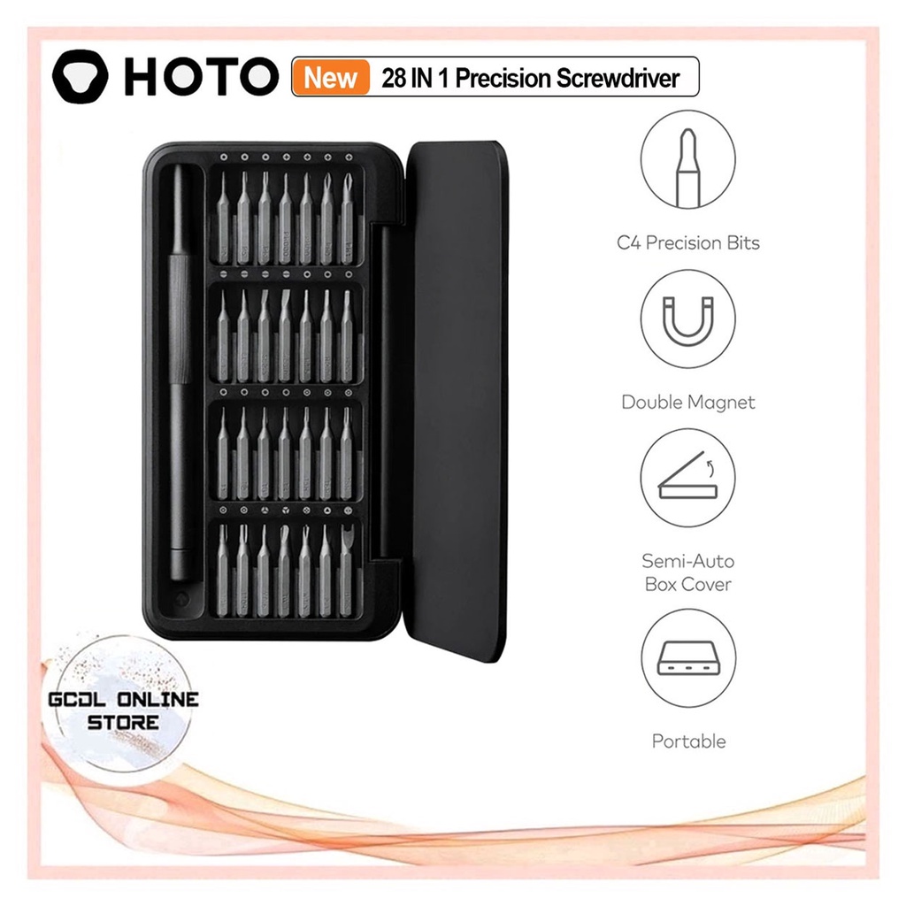 HOTO 28 IN 1 Precision Screwdriver Multi-functional Hand Tool ...