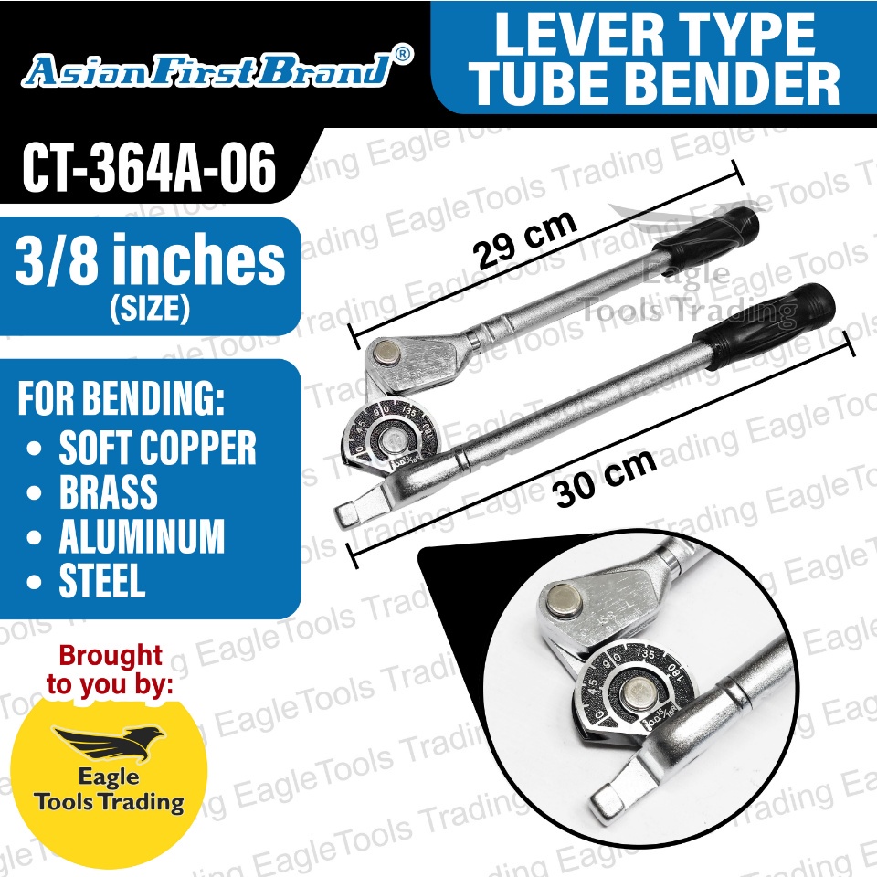 Asian First Brand 3/8" Lever Type Tube Bender CT-364A-06 | Shopee ...