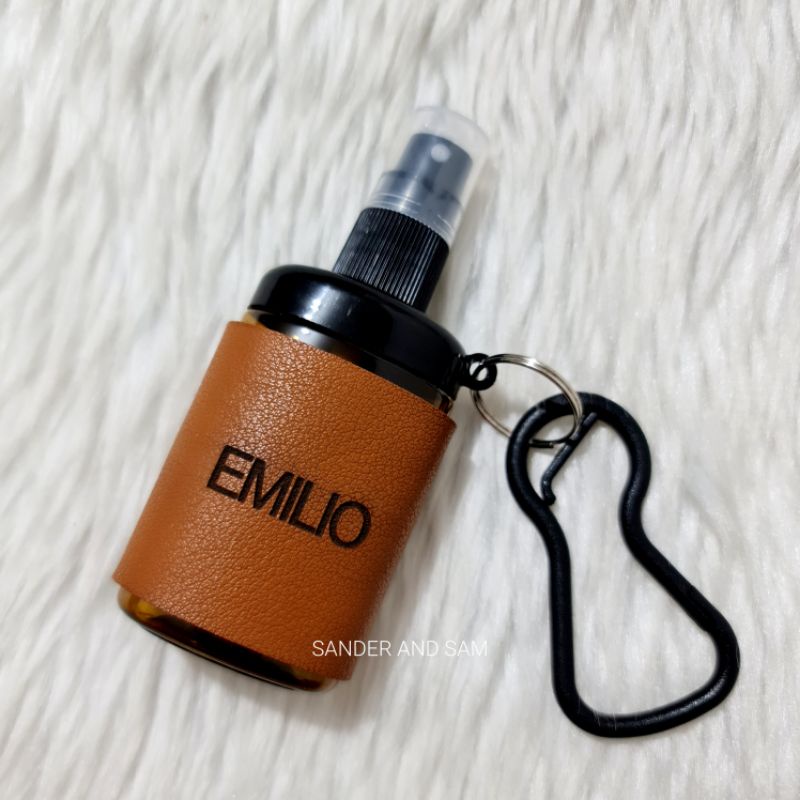 Personalized 40 ml Alcohol Sprayer Keychain Mini Sprayer LEATHER or ...