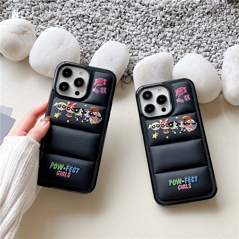Ready Stock【Powerpuff Girls】3D Puffer IPhone Case For IPhone 16 Pro MAX ...