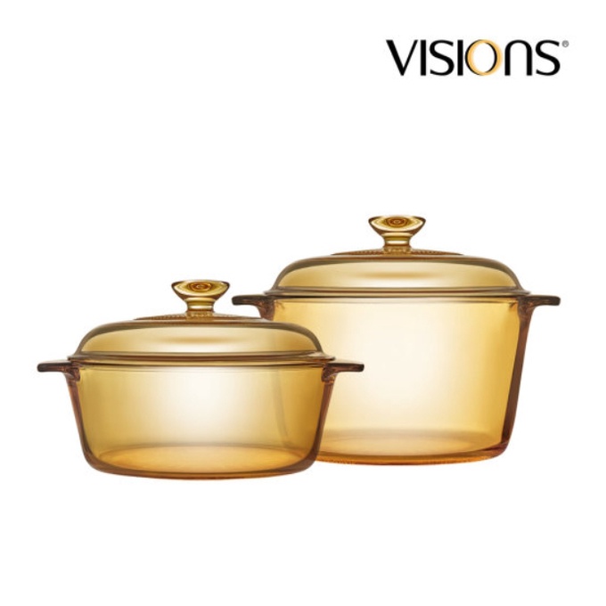 [Made in France] Corelle VISION Cook Pot Fireproof Glass Casserole 2L ...