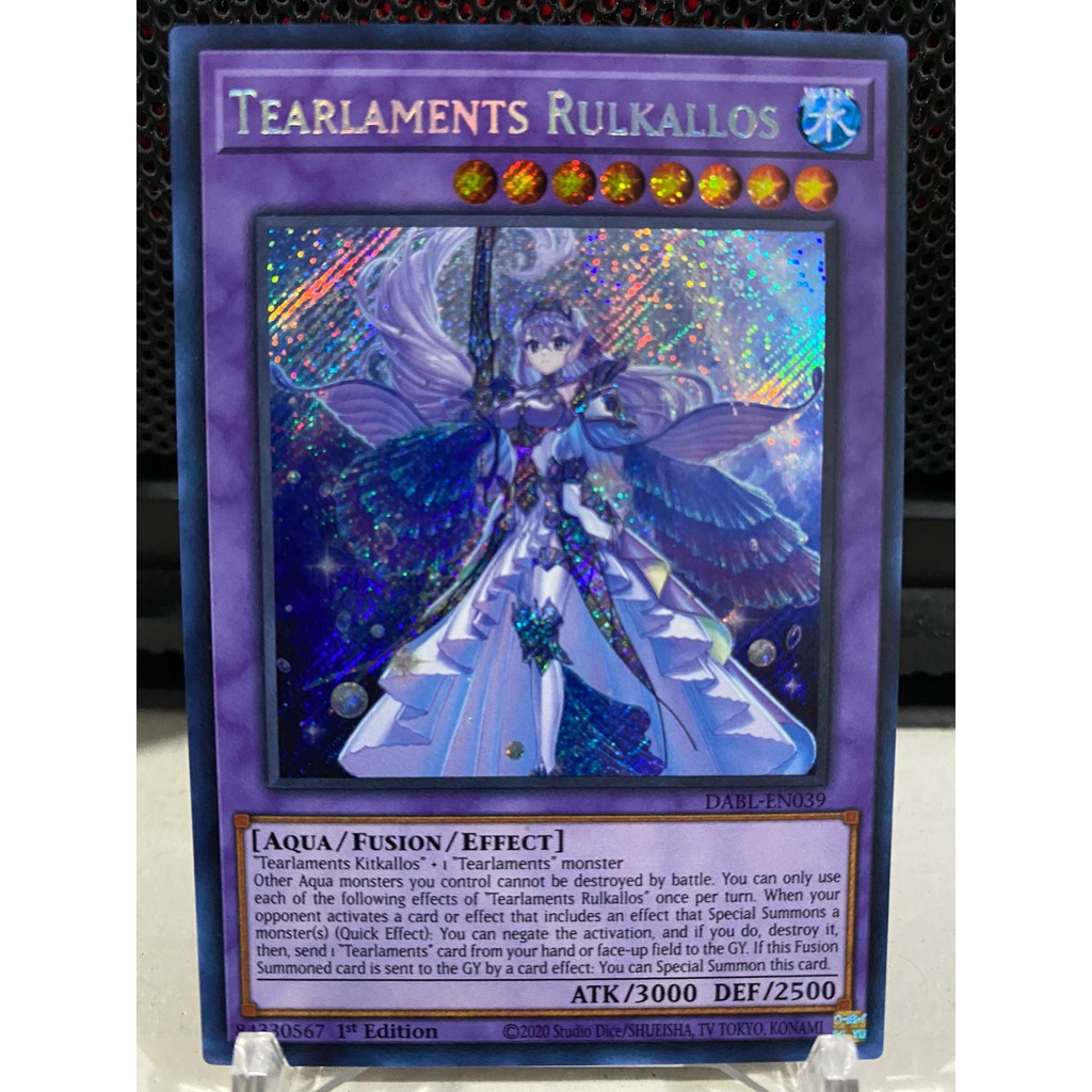 Tearlaments Rulkallos - DABL-EN039 - Secret Rare 1st Edition | Shopee ...