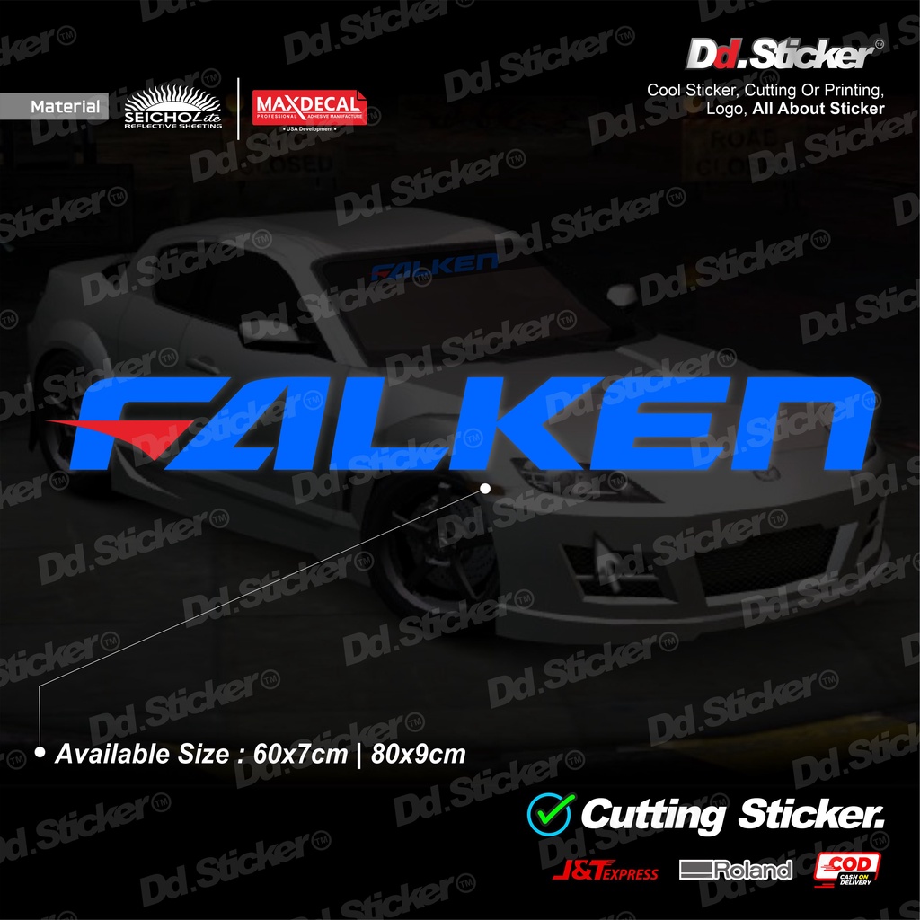 Falken logo Sticker, for windshield | Cutting stickers | Shopee Philippines