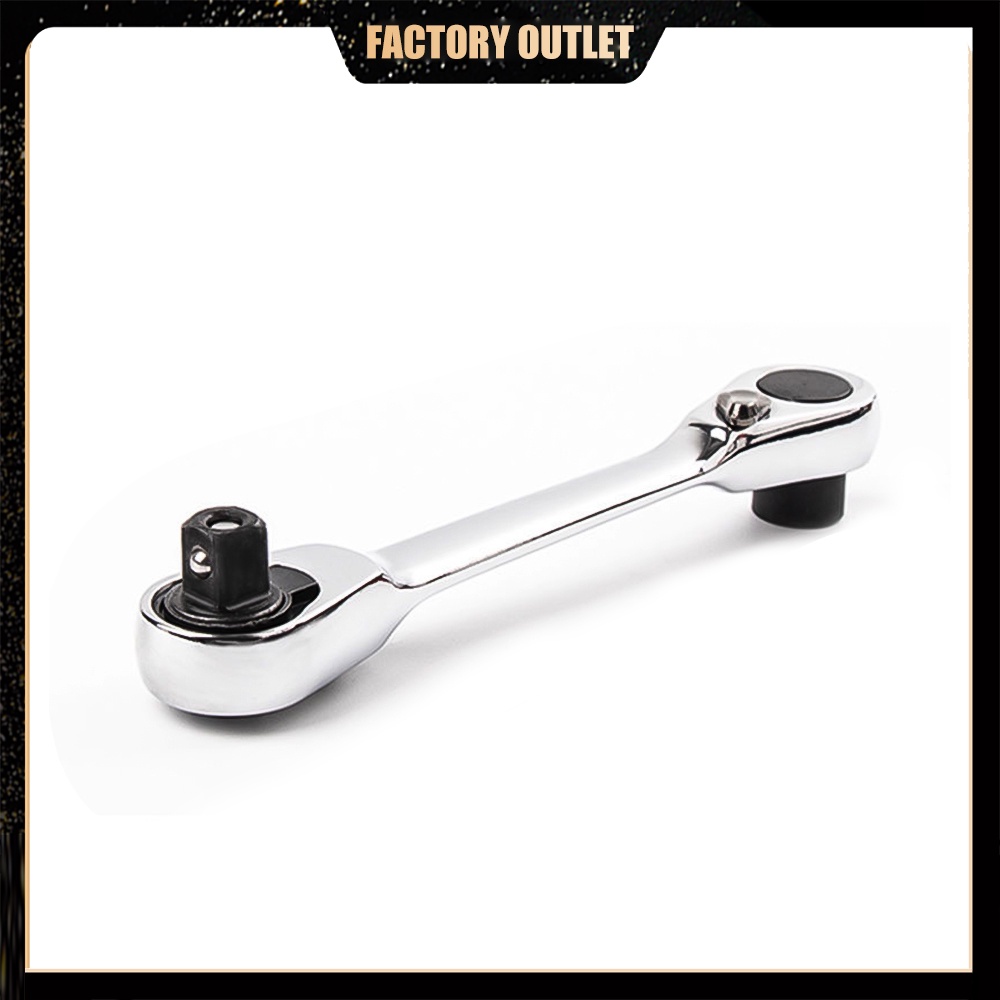 ZIQQUCU 1/4 inch Mini 72 Tooth Ratchet Wrench Socket Spanner Car Repair ...