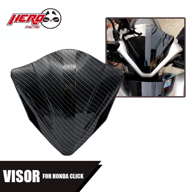 Honda Click 125/150 Visor Carbon Fiber | Shopee Philippines