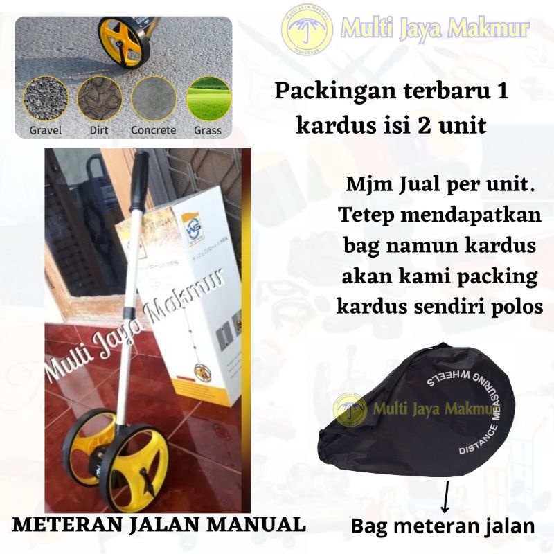Wheel push meter walking measuring meter | Shopee Philippines