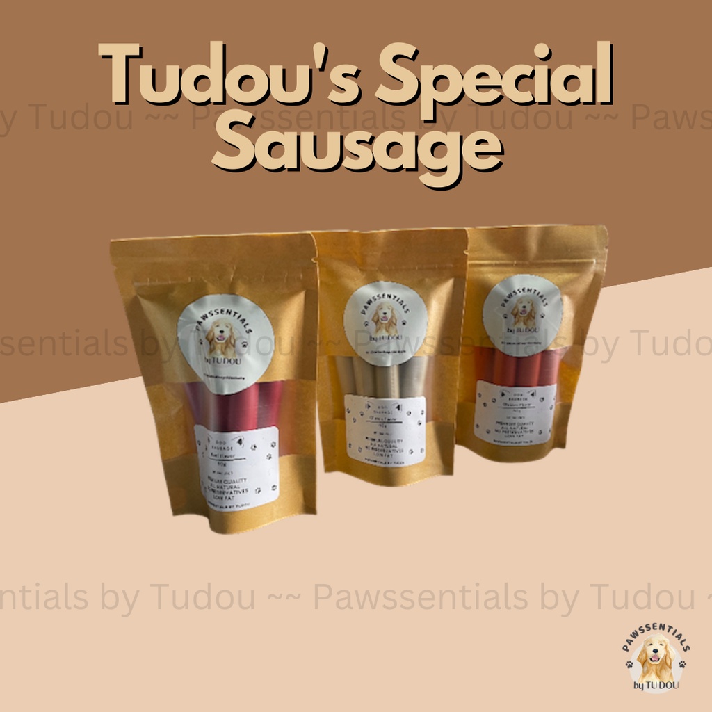 Pawssentials by Tudou Sausage 15g Hotdog for Dogs and Cats (3 mos. old ...