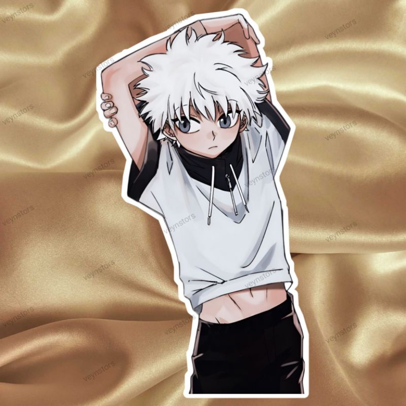 HUNTER X HUNTER KILLUA ZOLDYCK LAMINATED VINYL STICKER | Shopee Philippines