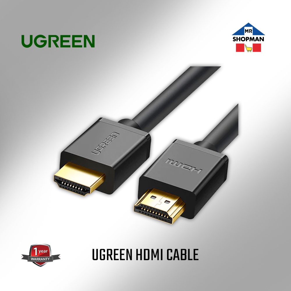 UGREEN HDMI Cable 4k 1M | 3M | 5M HD104 / 10106 / 10107 / 10108 / 10109 / 60820 | Shopee Philippines