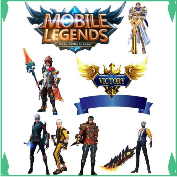 Mobile Legend ML cake Topper Fadhilsouvenir birthday cake Topper ...