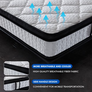 Dreame 8.2inch Memory Foam Spring Mattress Comfort Deluxe matress foam ...