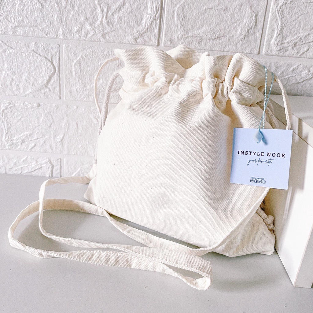 Korean Drawstring Sling Bag by Instyle Nook | Shopee Philippines