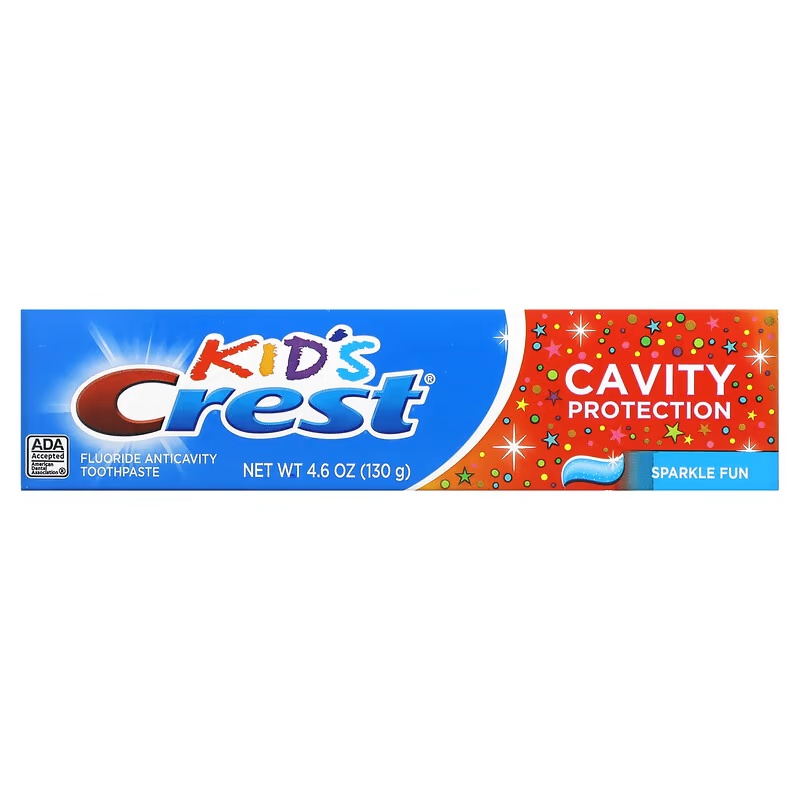 Crest Kids Fluoride Anticavity Toothpaste Sparkle Fun 4.6 oz (62 g) OR ...