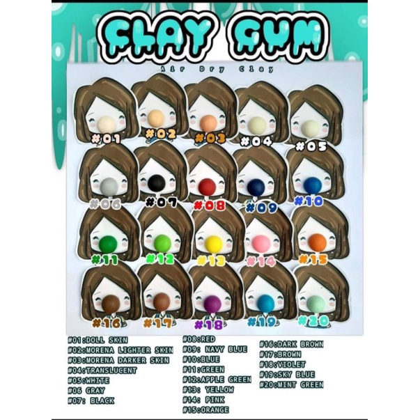 air dry clay ( Clay Gum) | Shopee Philippines