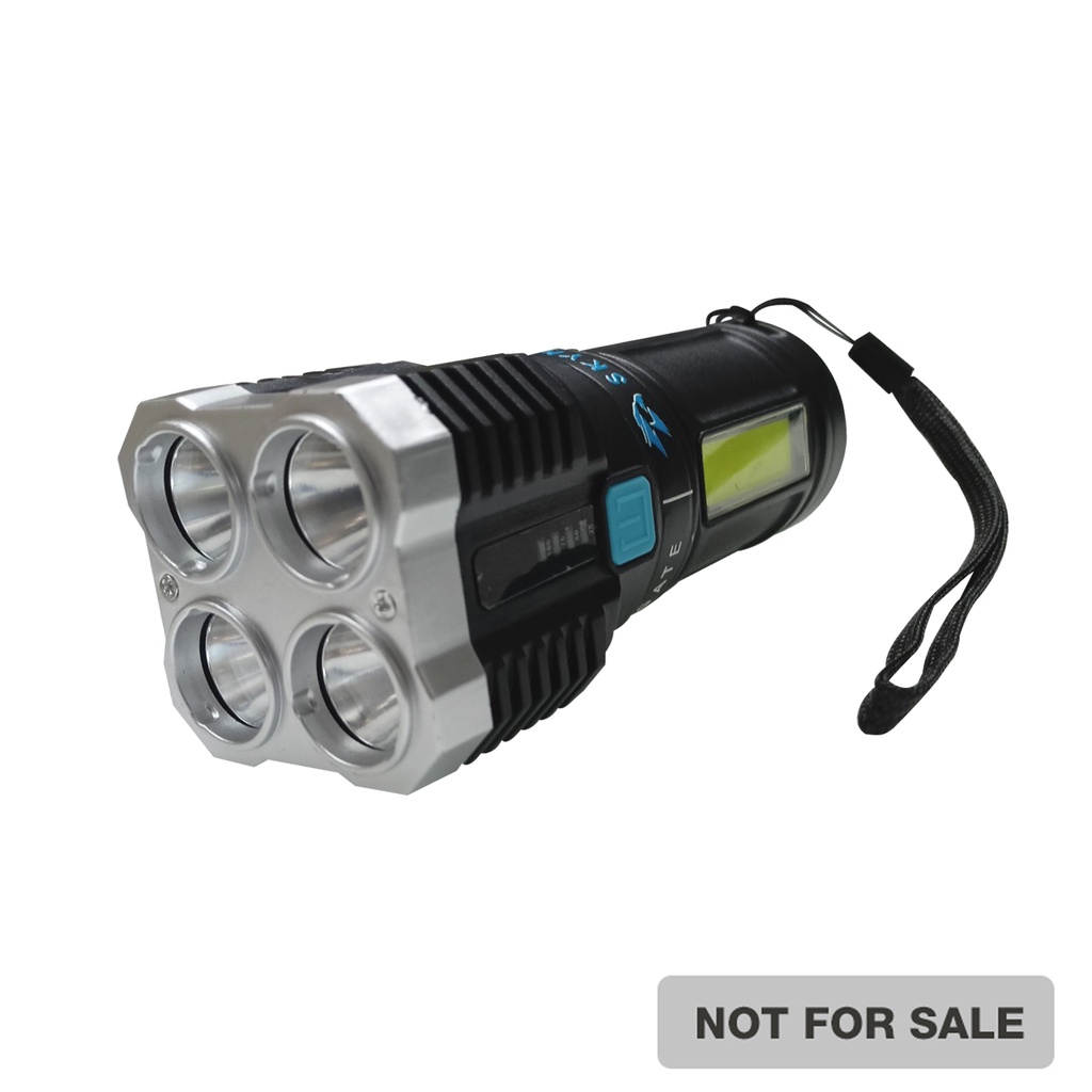 Multi-functional Quadcore Recharcheable Flashlight LS03 | Shopee ...