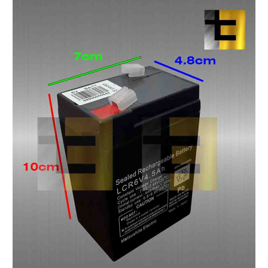 Universal Emergency Light Battery Replacement | Shopee Philippines