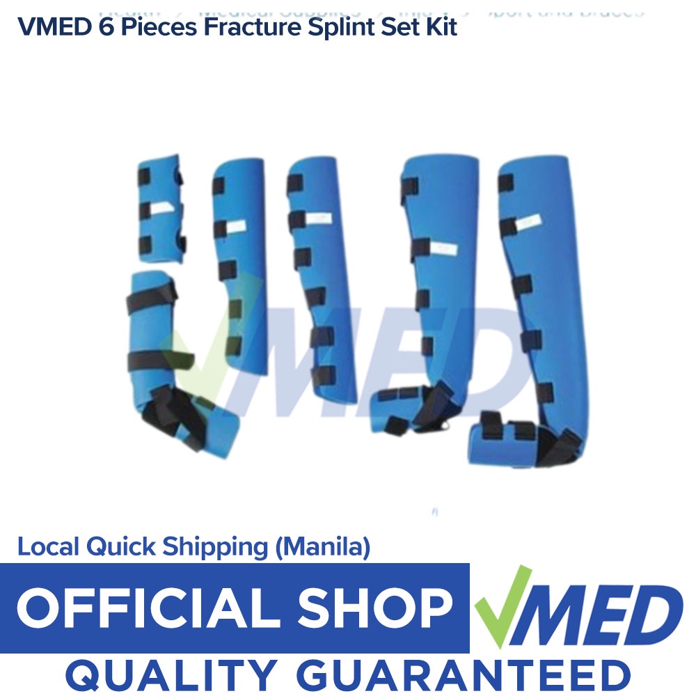 VMED Fracture Splint Set Kit 6 Pieces | Shopee Philippines