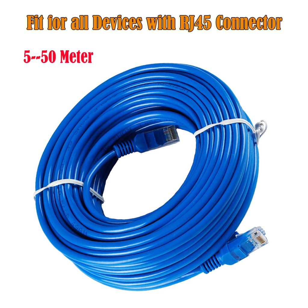 10M 15M 20M 30M 40M 50M RJ45 CAT5 Ethernet cable Lan cable Internet ...