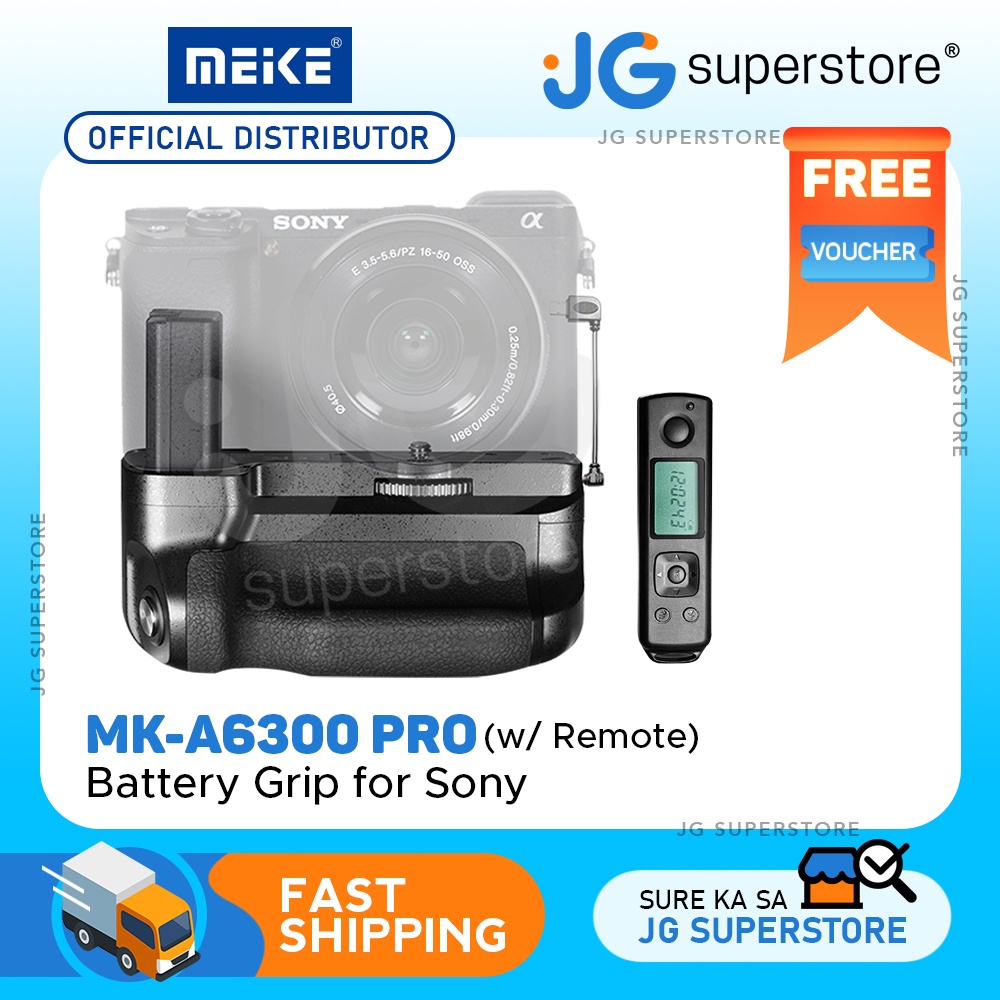 Meike MK-A6300 Pro Battery Grip 2.4G Wireless Remote Control for Sony ...
