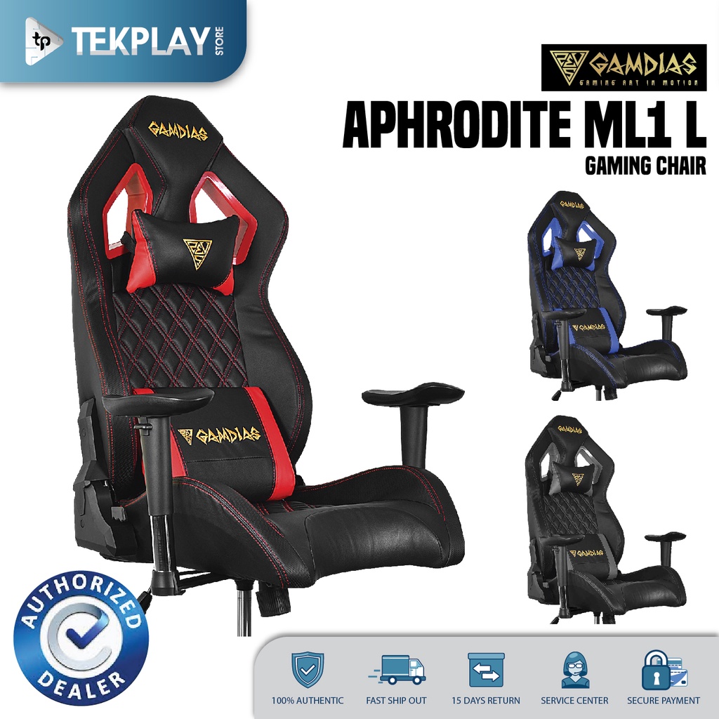 Gamdias Aphrodite ML1-L Adjustable Gaming Chair | Shopee Philippines