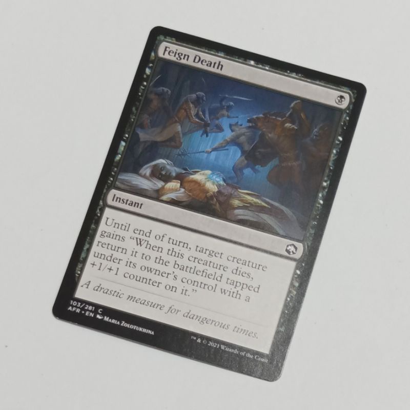 MTG Card FEIGN DEATH Magic the Gathering Trading Card Game Black ...
