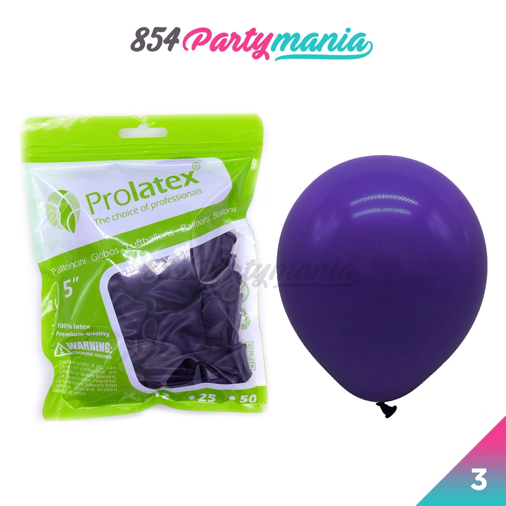 Size 5 Inch Prolatex Balloons Standard Color 12pcs per pack for ...