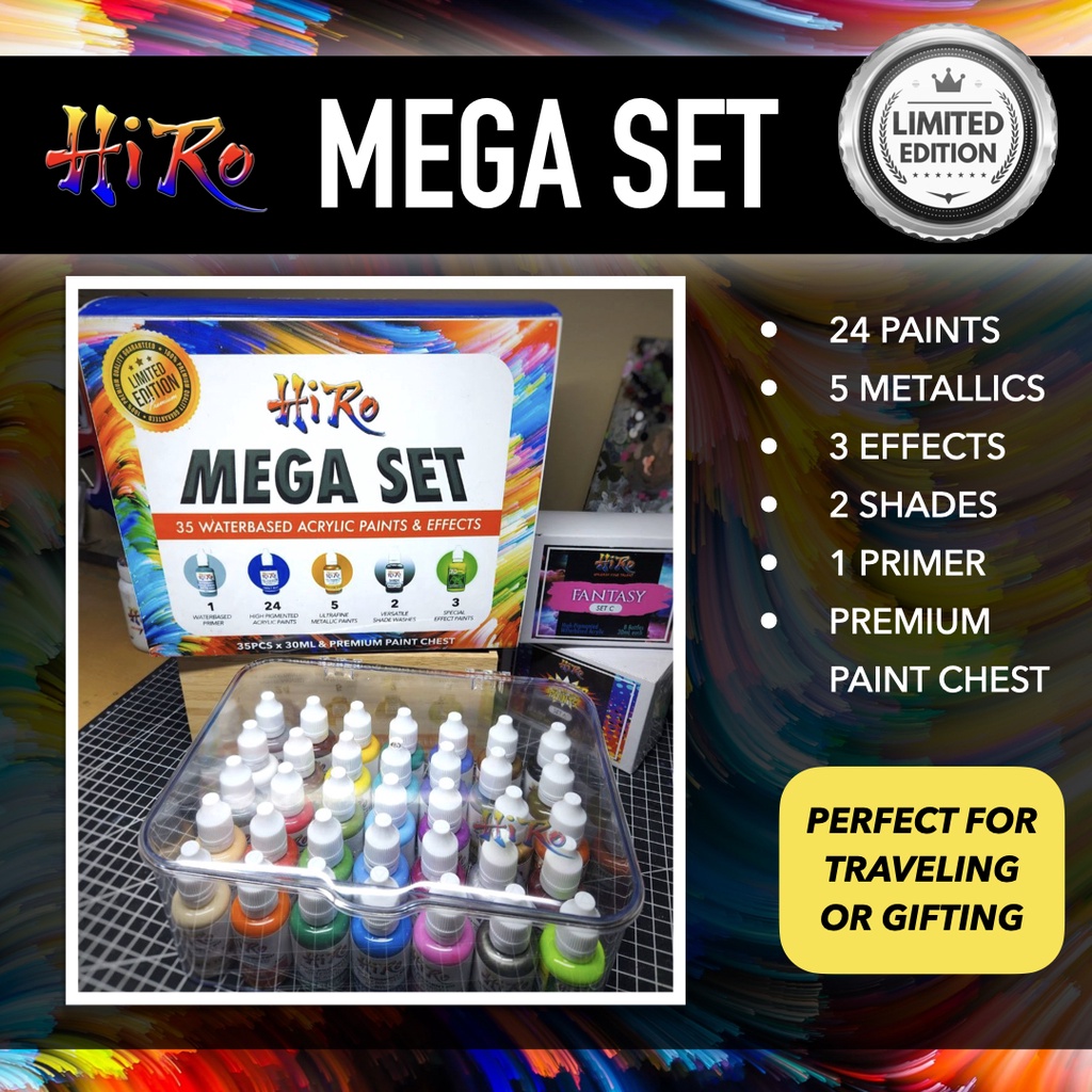 Hiro MEGA SET - Limited Edition Set of 35 + Premium Paint Chest ...