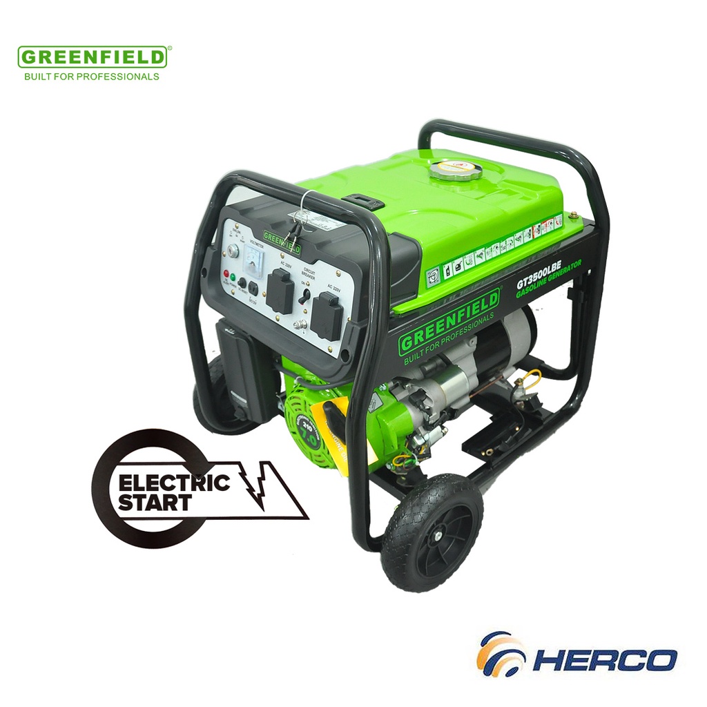 Greenfield Gasoline Generator 3100W Electric Start | Shopee Philippines