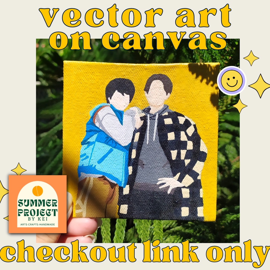 [COMMISSION] Vector Art on Canvas - PLS READ DESCRIPTION FIRST | Shopee ...