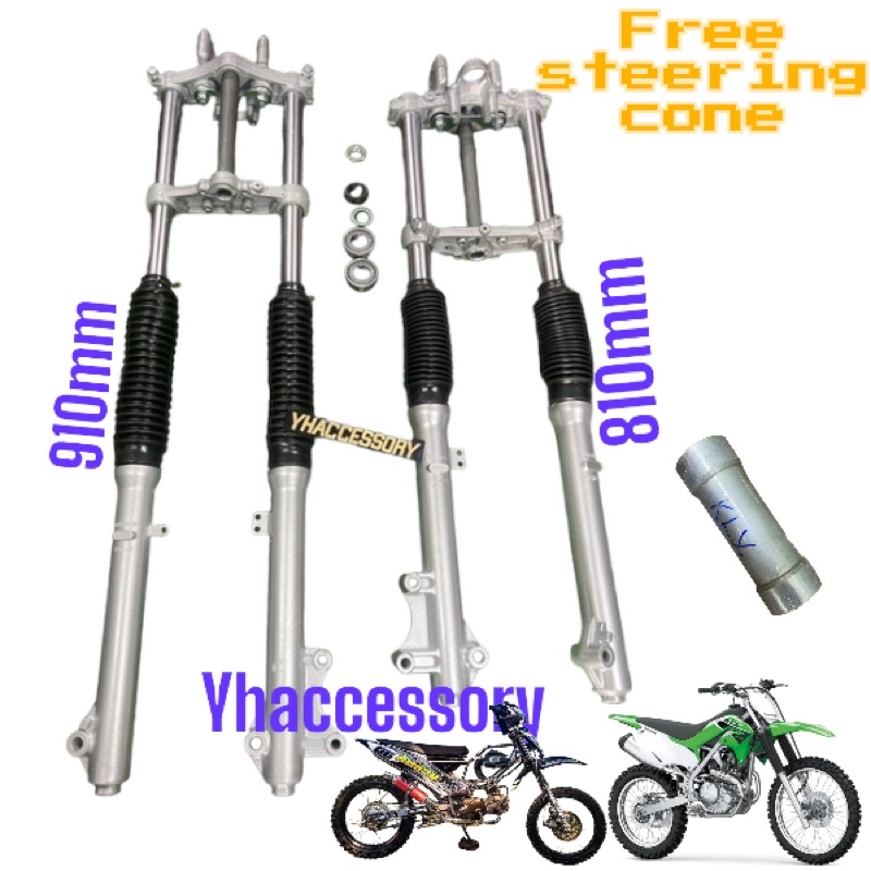 Klx150 FRONT FORK FULL SET 83cm Long (Can pnp cupcross) | Shopee Philippines