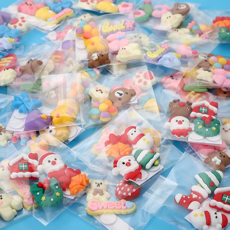 Cartoon 3D bottle stickers DIY tumbler and mobile phone random 4pcs/set ...
