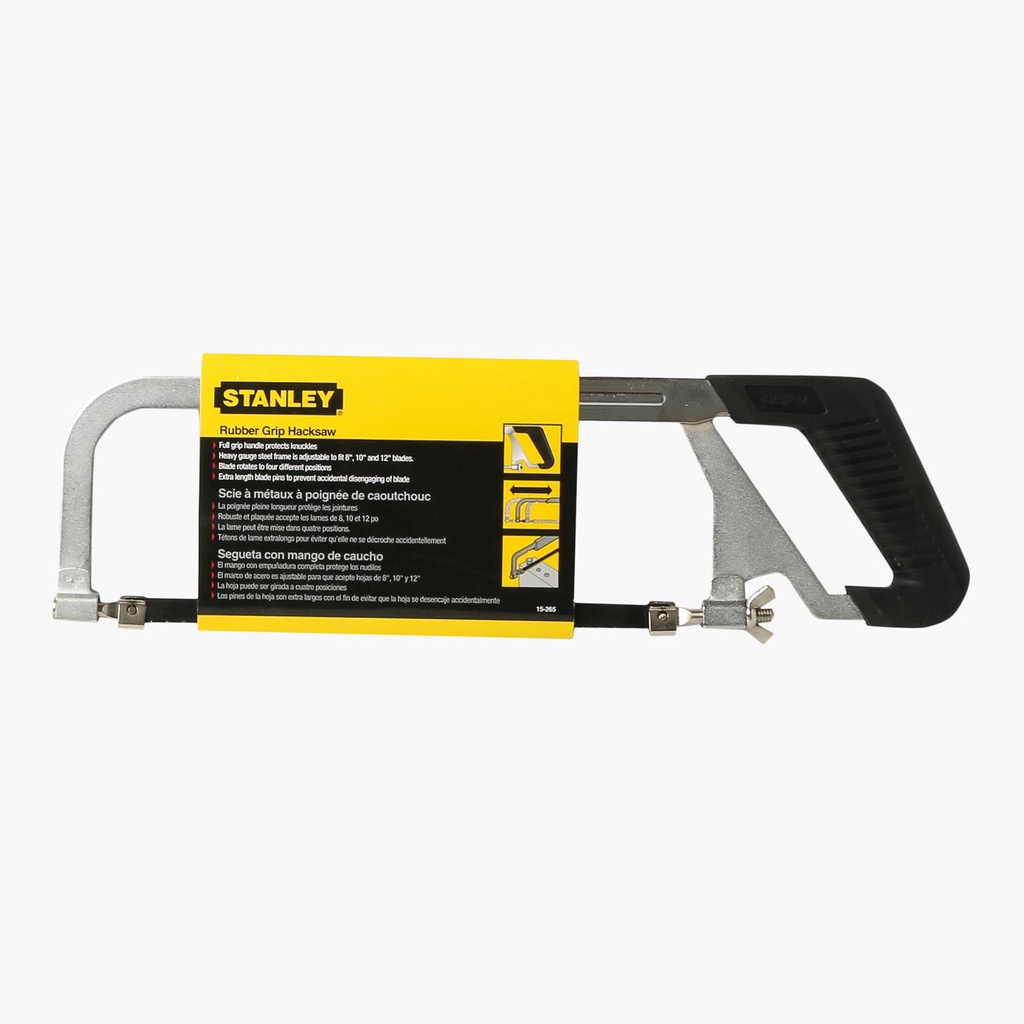 Stanley Rubber Grip Hacksaw ST15265 | Shopee Philippines