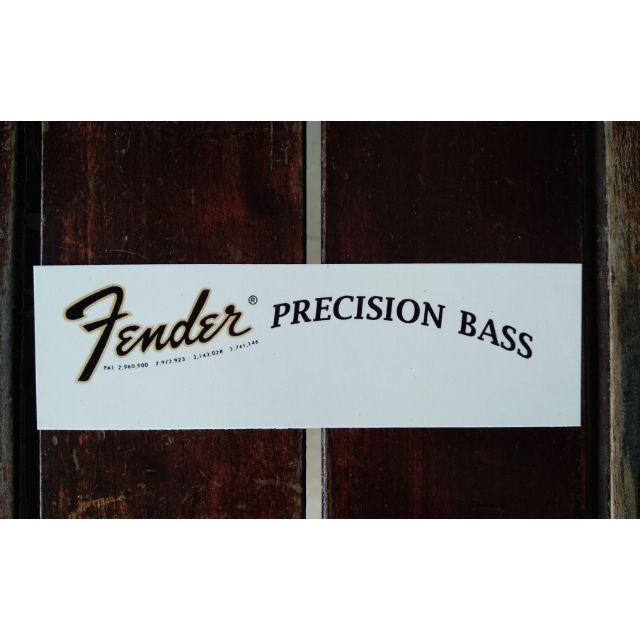 P Bass Headstock logo Waterslide decal 70s | Shopee Philippines