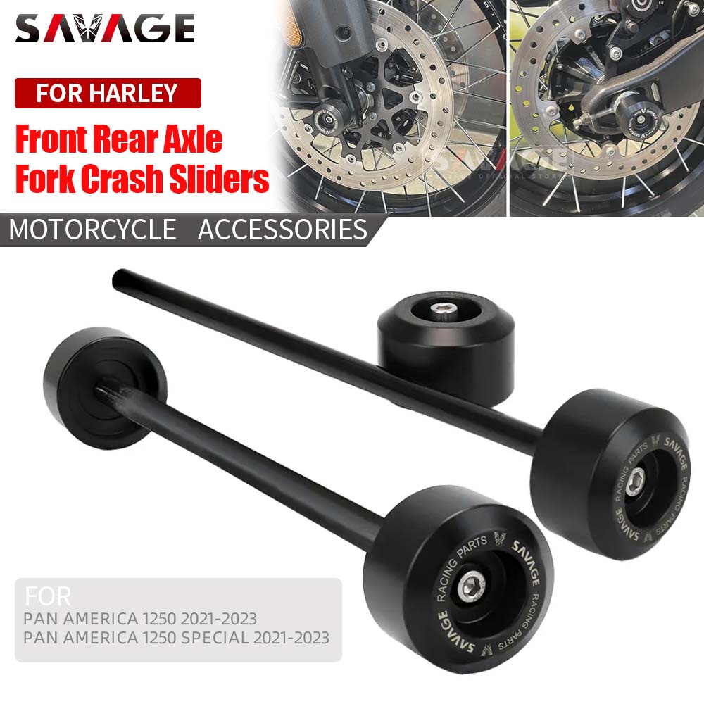 Front Rear Axle Fork Crash Sliders For Pan America 1250 Pan America ...