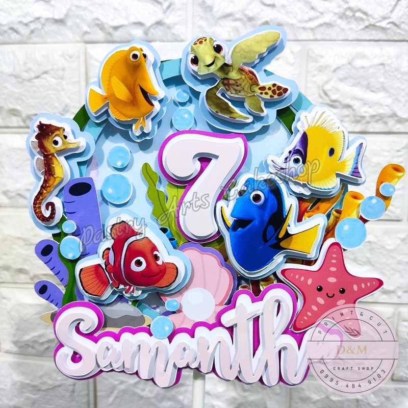 Customized Cake Topper NEMO&DORY | Shopee Philippines