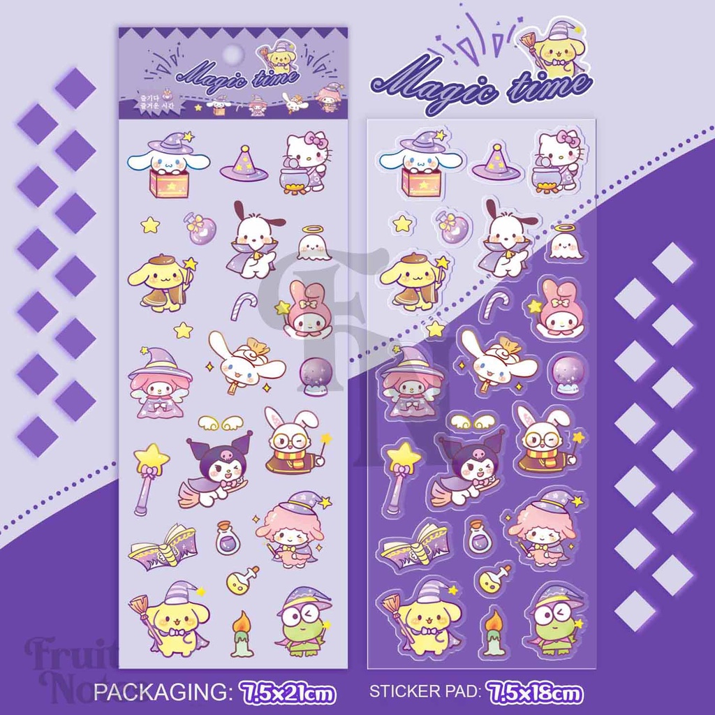 ST097 Sanrio Character Sticker Pad | Shopee Philippines
