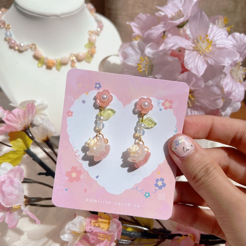 Pastel Petals Collection .*･° Handmade Jewelry | nami trinkets | Shopee ...