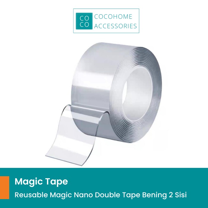 Magic DOUBLE TAPE 2-sided Clear Waterproof | Shopee Philippines
