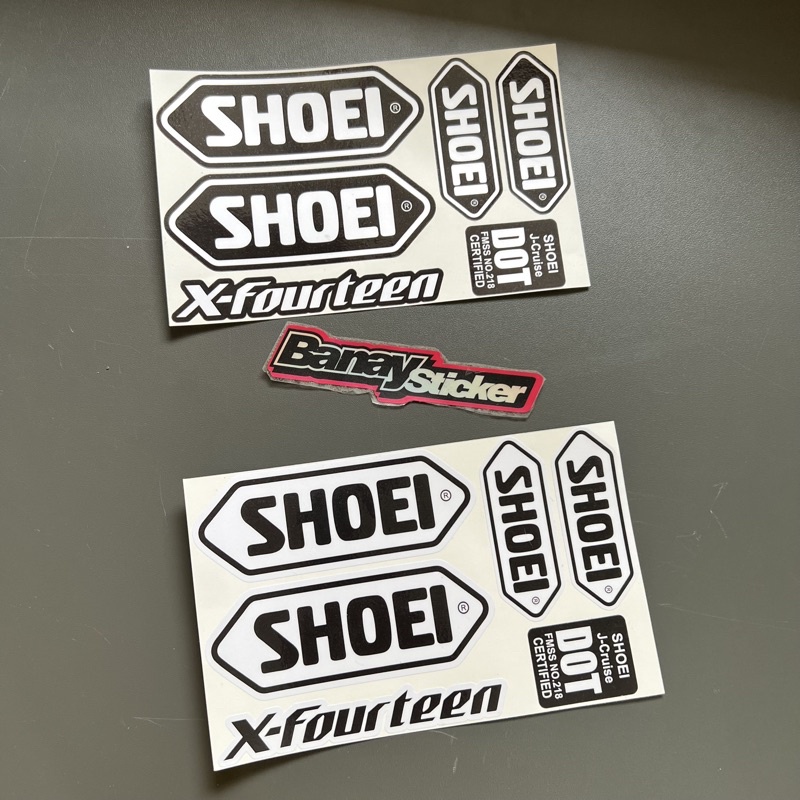 SHOEI X FOURTEEN Set Princutt Helmet Sticker | Shopee Philippines