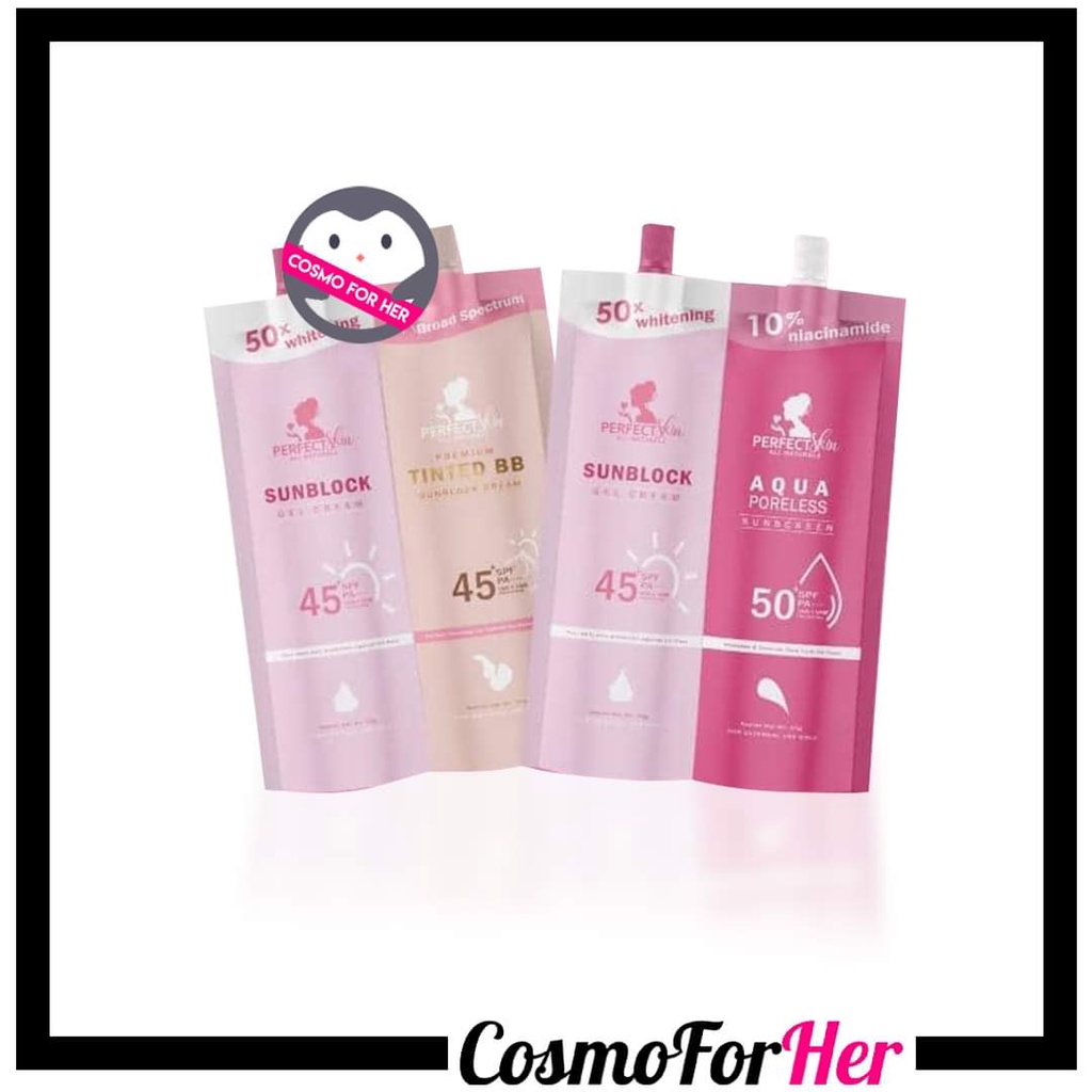 Authentic Perfect Skin Tinted BB Sunblock SPF45, AQUA,15G, Gel Cream 30g | Shopee Philippines